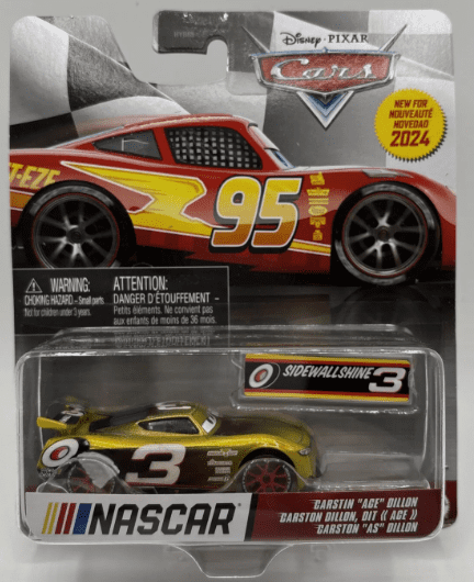 Disney Pixar CARS 2024 NASCAR Carstin ACE Dillon 3 Austin Dillon ...