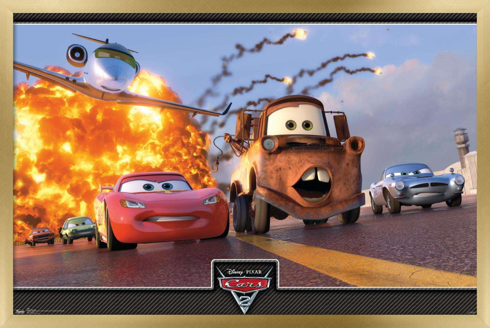 Disney Pixar Cars 2 - Action Trio Wall Poster, 14.725" x 22.375 ...