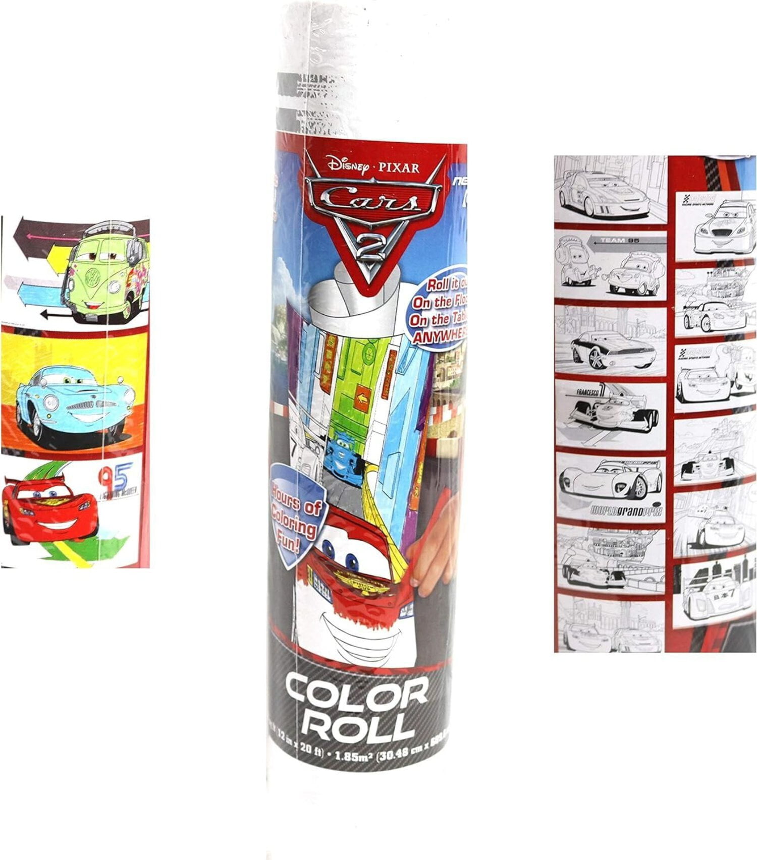 Disney Pixar Cars 2 Color Roll by Cars 2 - Walmart.com
