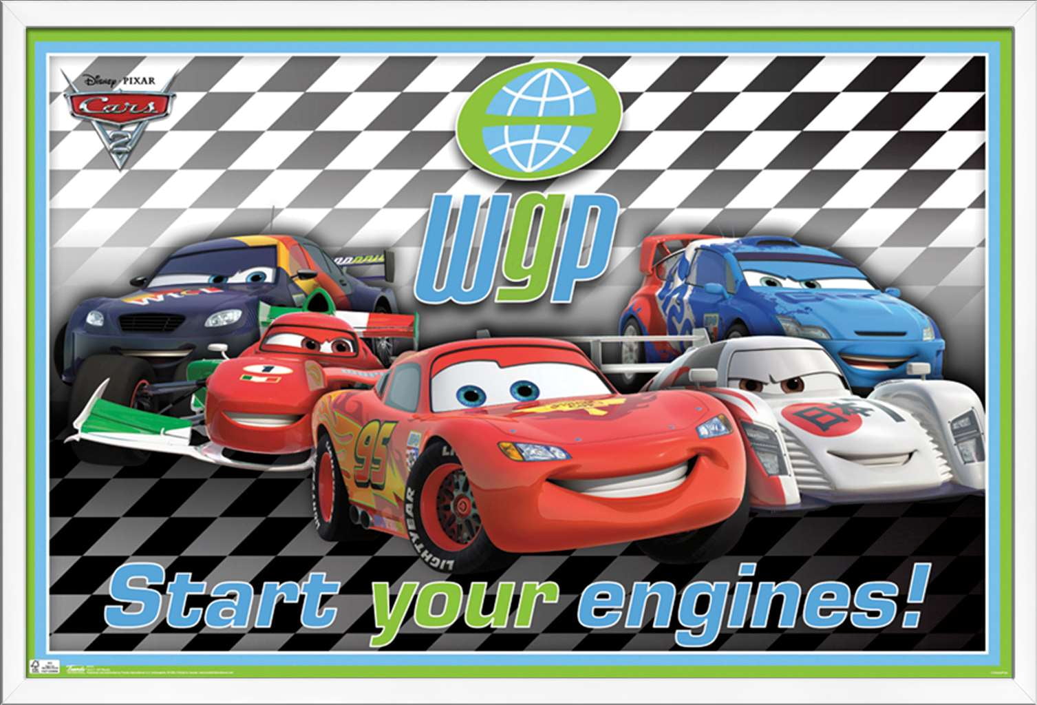 Affiche De Pixar Cars 2 Trends International Disney Pixar Cars 2