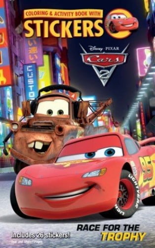 Pre-Owned Disney*Pixar Cars 2 Mini Coloring & Activity Book with ...