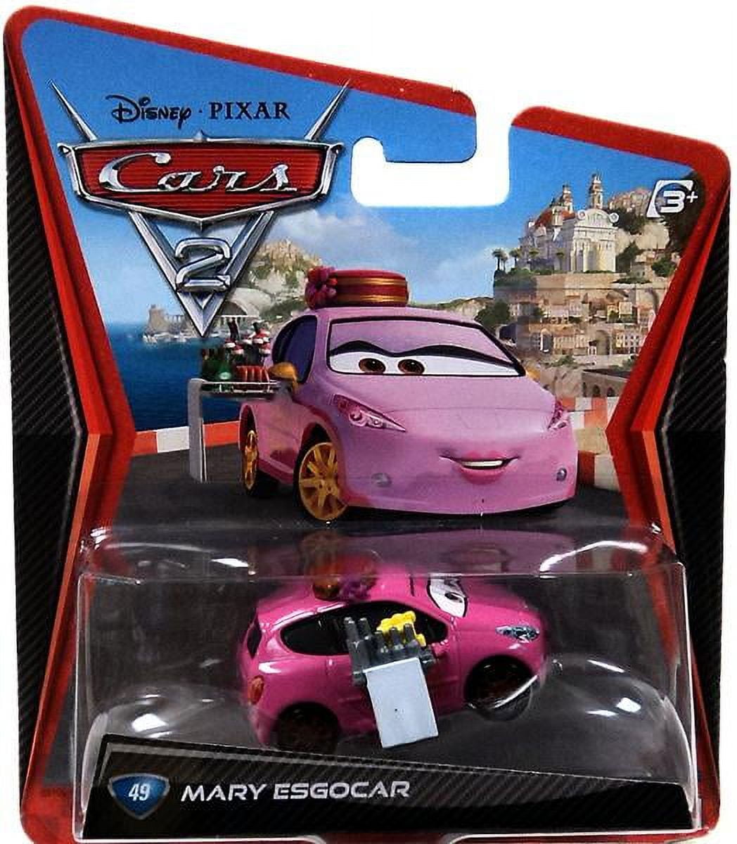 Disney Pixar Cars 2 Movie Mary Esgocar #49 Die Cast Mattel Toy Car ...