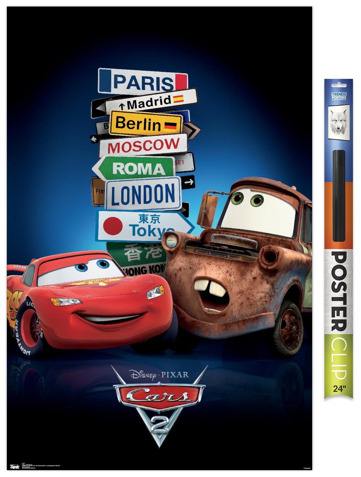 Disney Pixar Cars 2 - One Sheet Wall Poster, 22.375" x 34" - Walmart.com