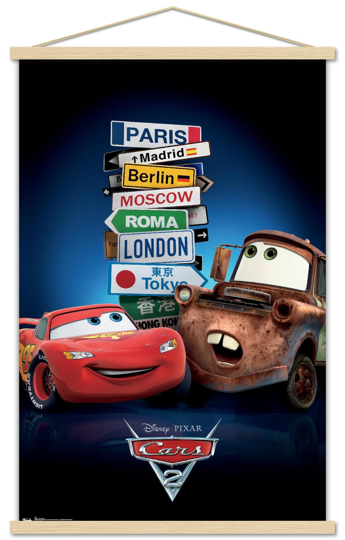 Official Cars 2 Movie Poster