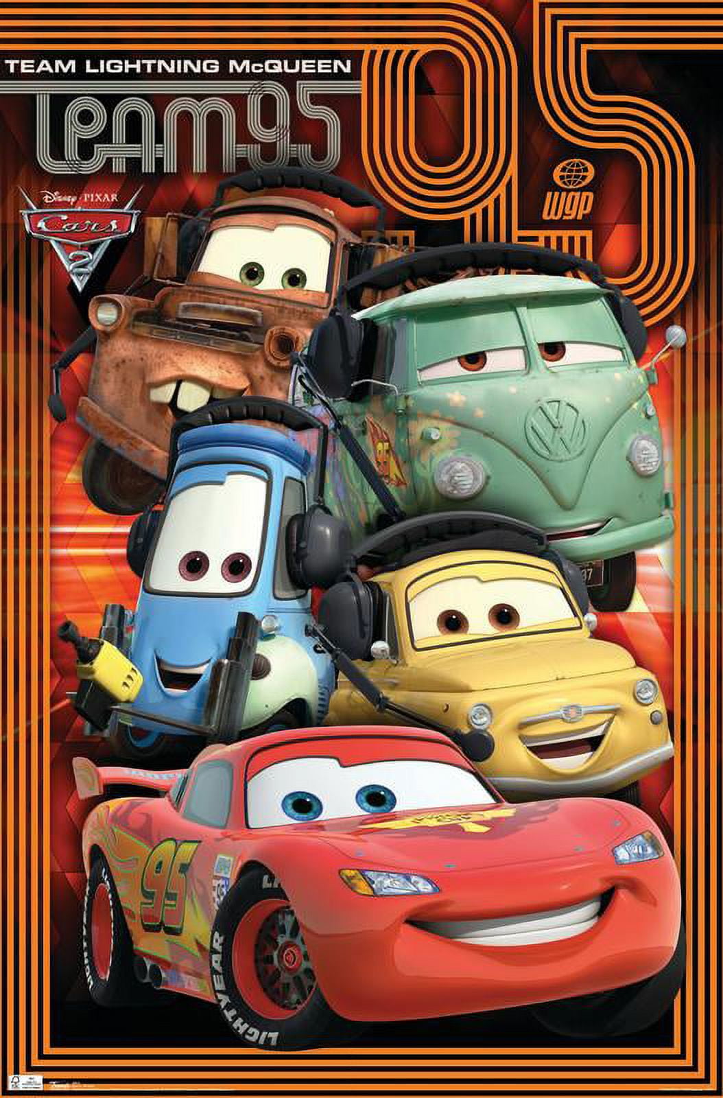 Disney Pixar Cars 2 - Pit Crew Wall Poster, 22.375" x 34" - Walmart.com