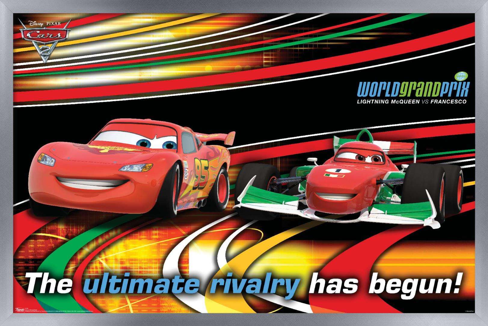 Disney Pixar Cars 2 - Racing Rivals Wall Poster, 14.725" x 22.375 ...