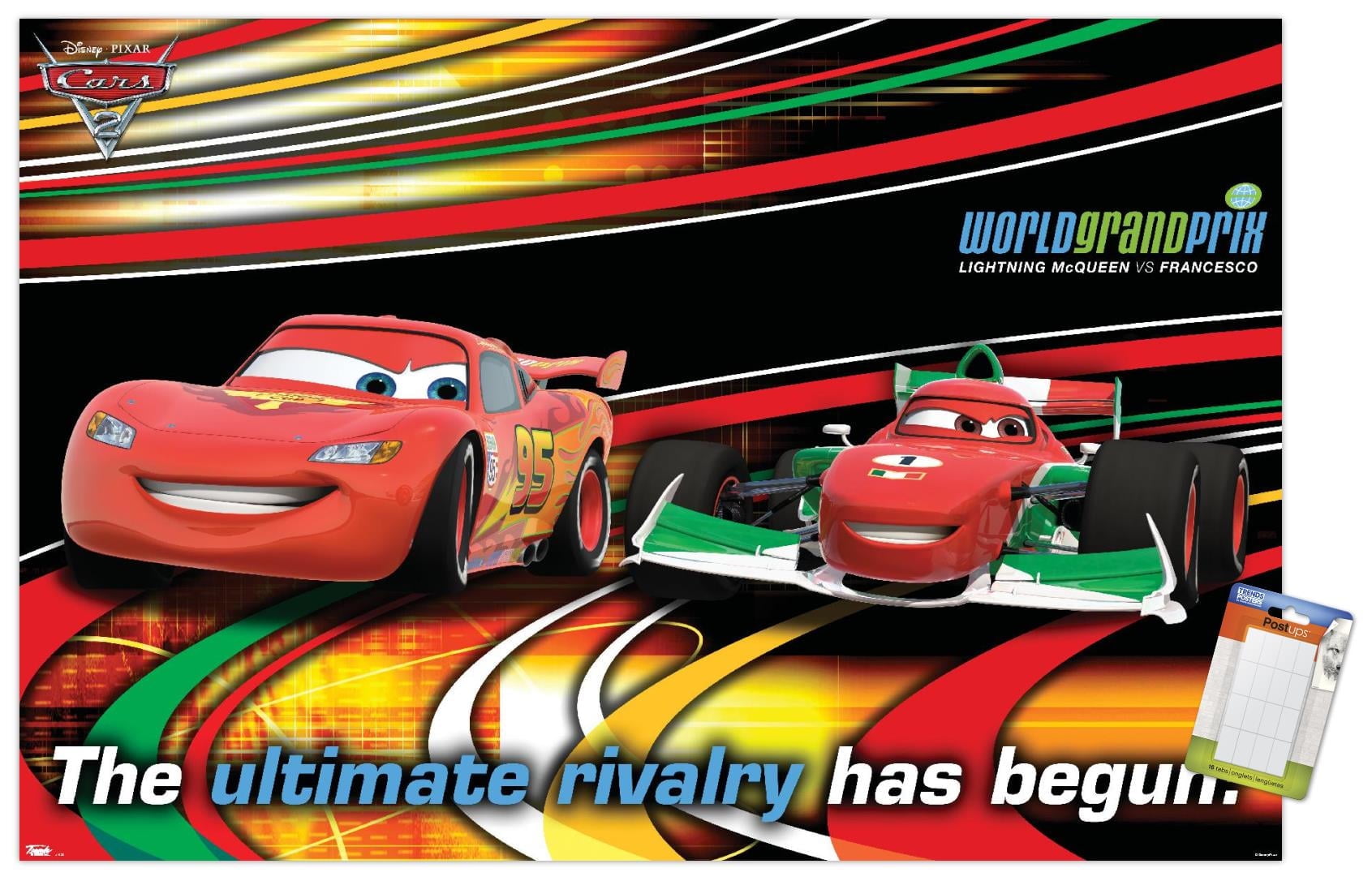 Disney Pixar Cars 2 - Racing Rivals Wall Poster, 14.725" x 22.375 ...