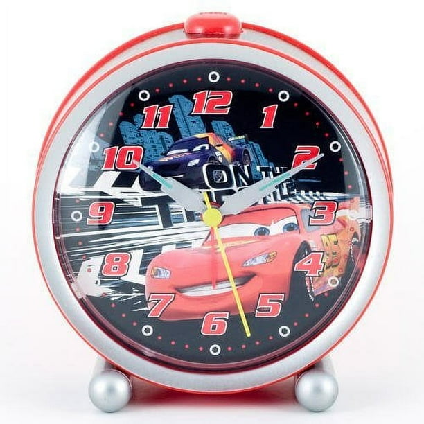 Disney Pixar Cars 2 Kids Character Retro Round Alarm Clock - Walmart ...