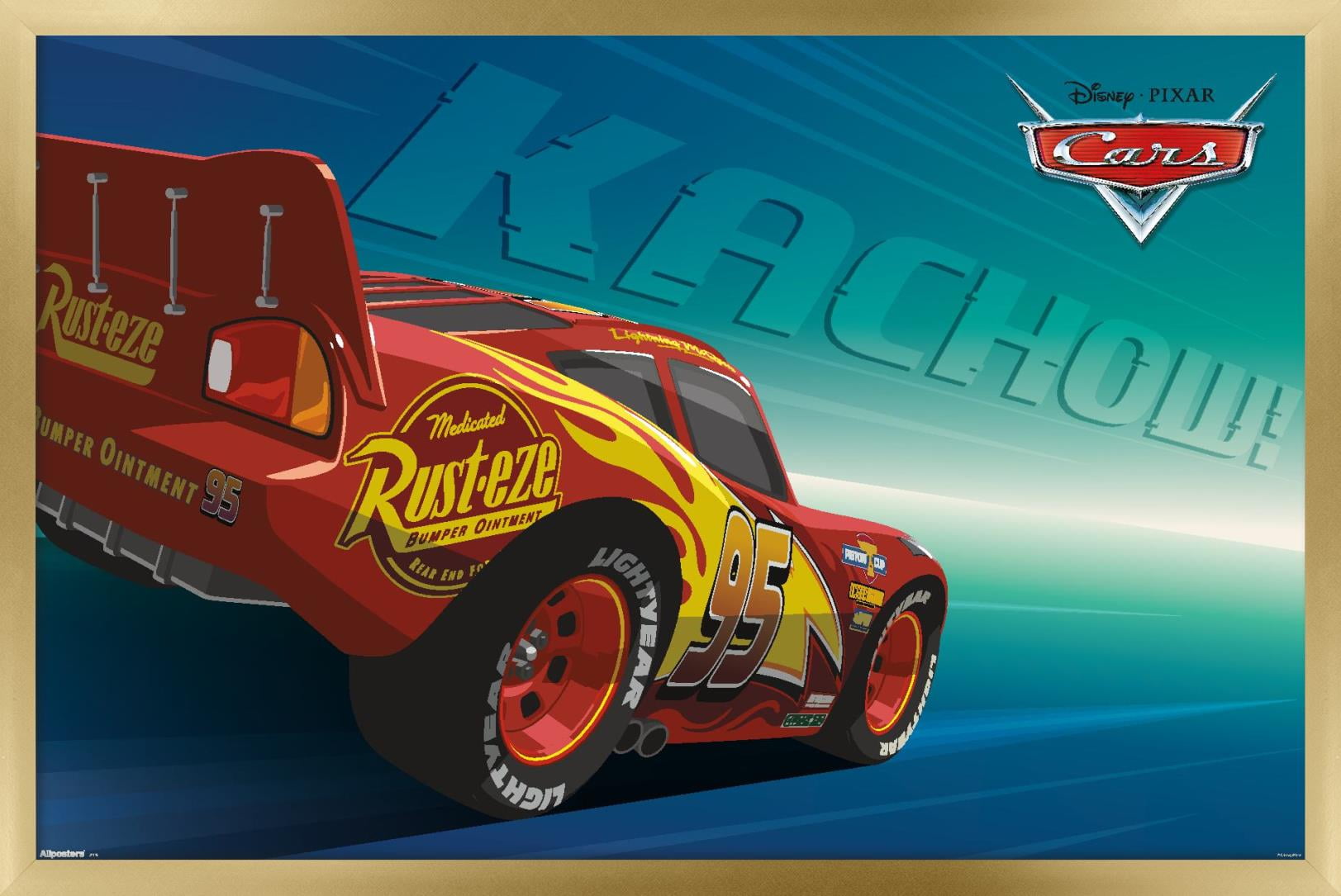 Disney Pixar Cars (2006) - Kachow! Lightning McQueen Wall Poster, 14. ...
