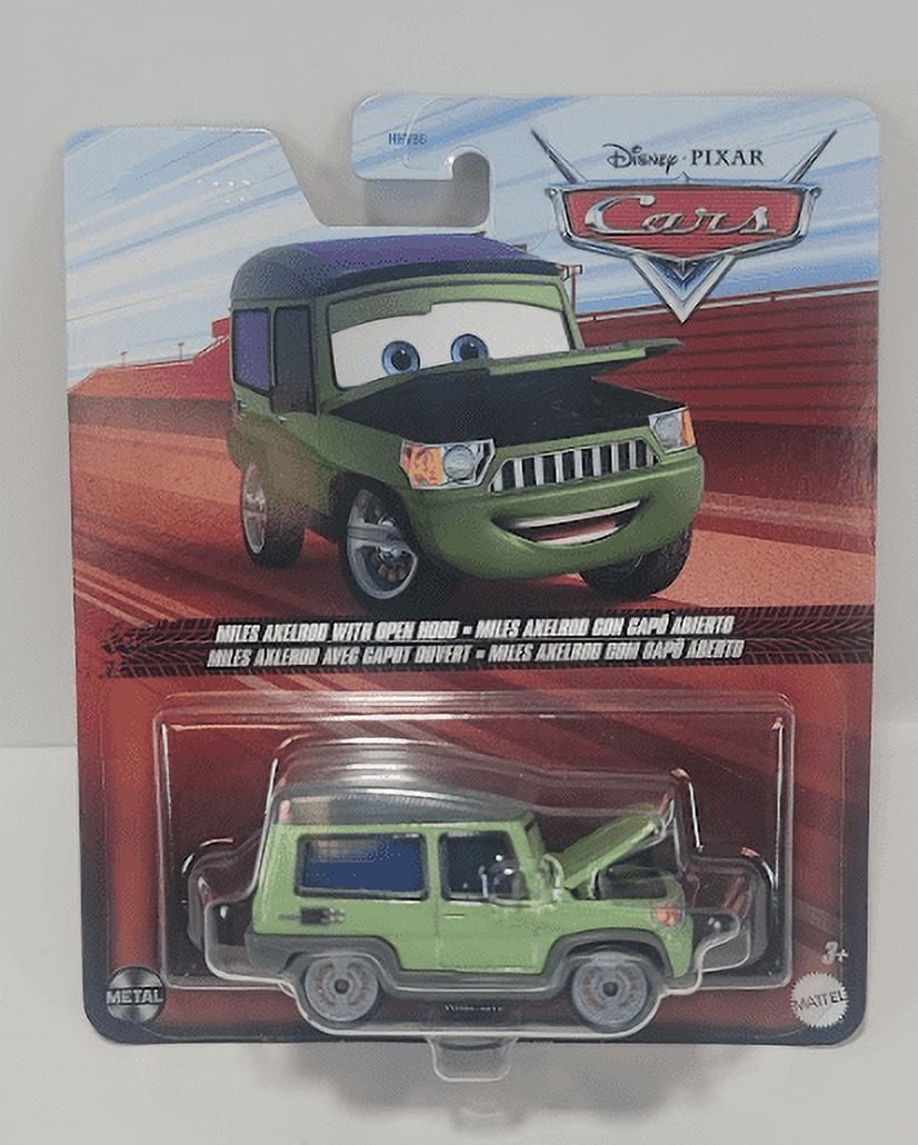 Disney Pixar Cars 2023 Miles Axelrod With Open Hood Fom The Movie Cars ...