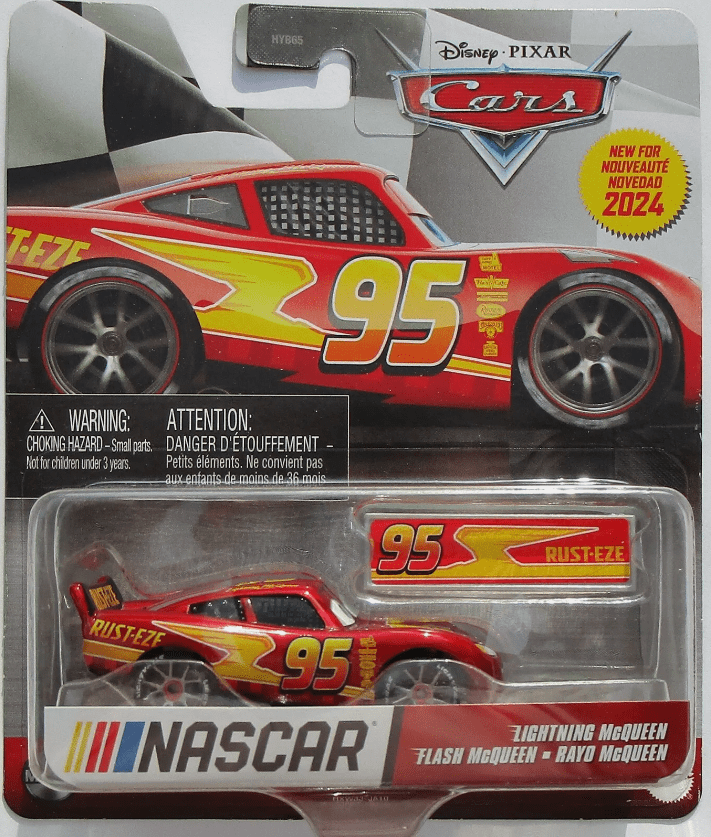 Disney Pixar Cars 2024 NASCAR #95 LIGHTNING McQUEEN Metal 1:55 Scale ...