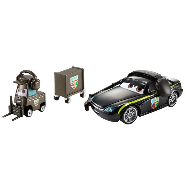 Disney/Pixar Cars 3 Lewis Hamilton's Pitty & Bruce Boxmann 2-Pack ...