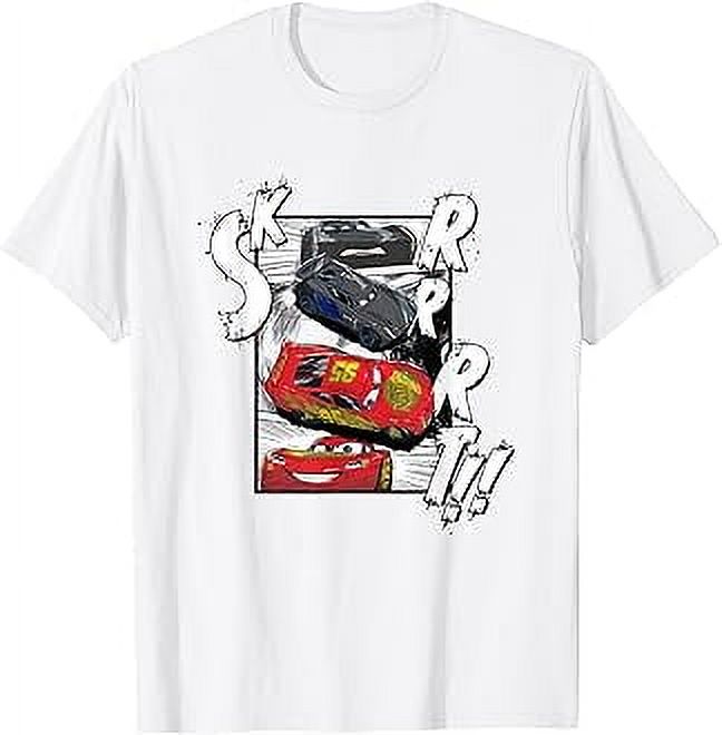 Disney Pixar Cars 3 Mcqueen Storm Racing Big Chest Poster T-Shirt ...