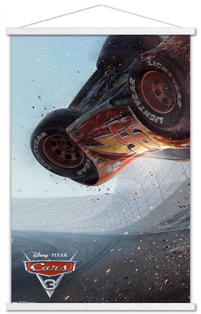 Disney Pixar Cars 3 - One Sheet Wall Poster with Magnetic Frame, 22.375 ...