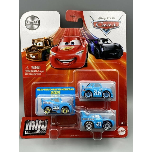 Disney Pixar Cars 3 Pack Mini Racers, Bling Bling Lightning McQueen ...