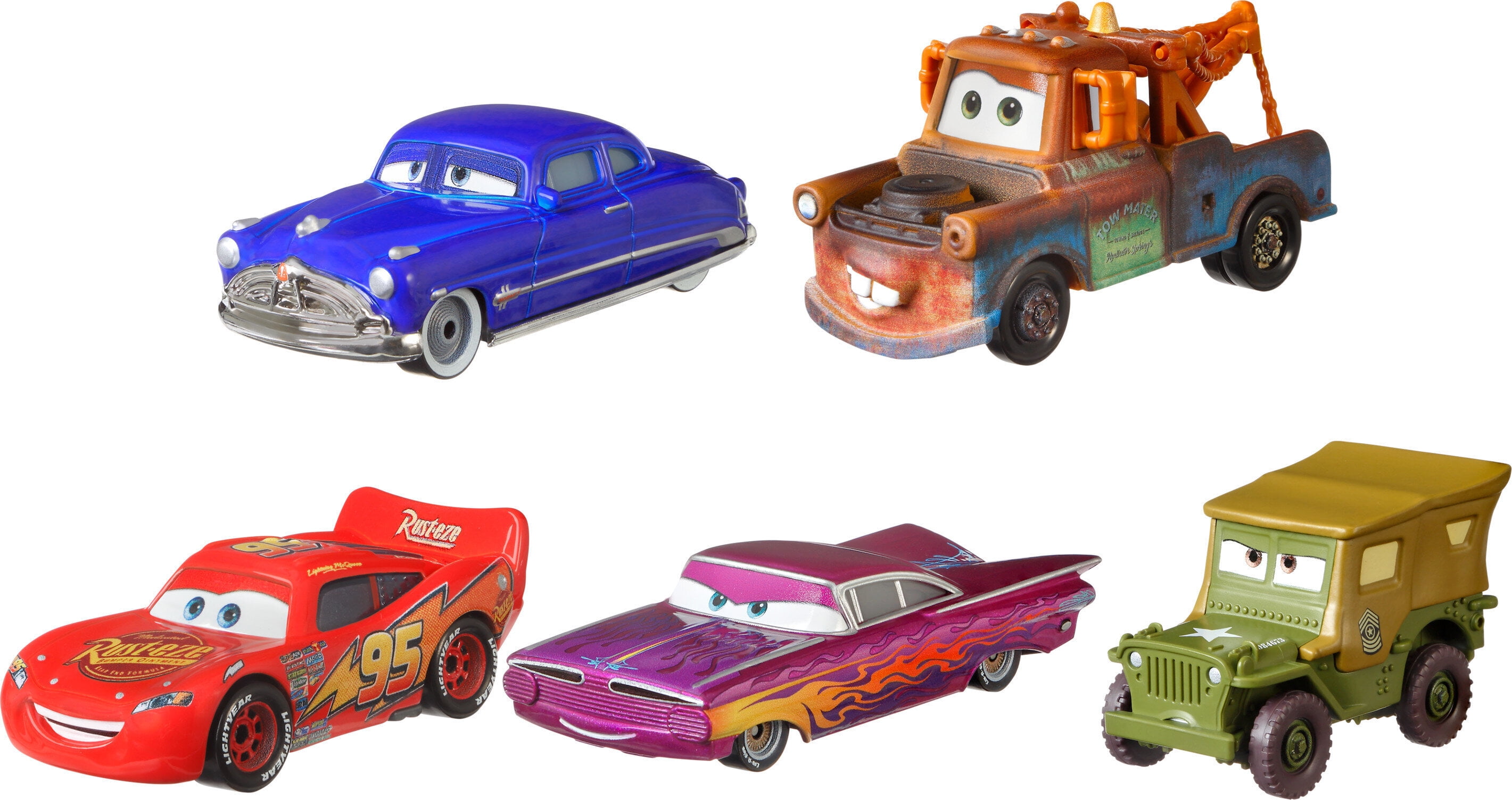 Disney Pixar Cars 3: 5-Pack Character Vehicles with Iconic Details for ...