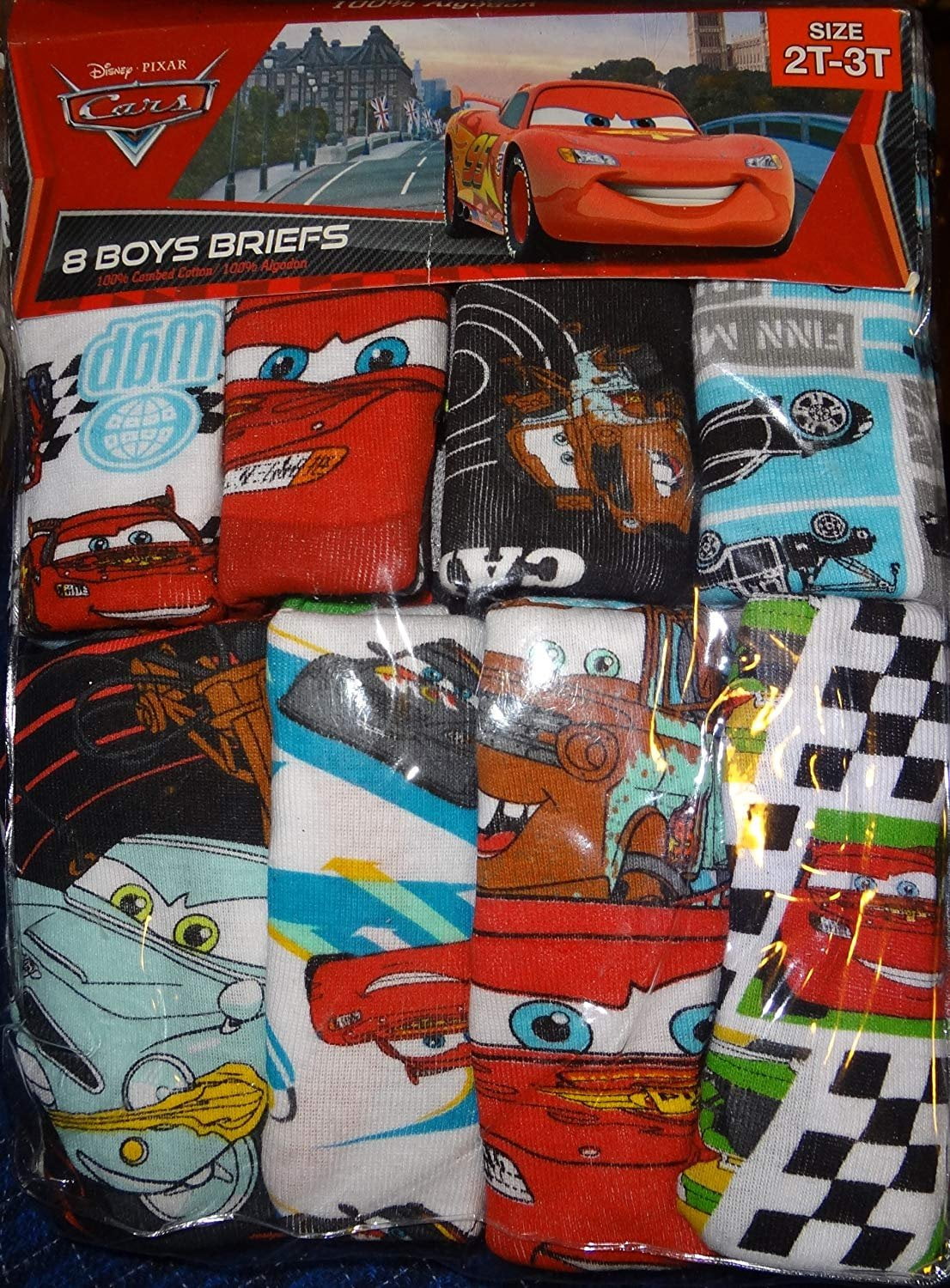 Disney Pixar Cars 8 Boys Briefs Handcraft 2T-3T - Walmart.com
