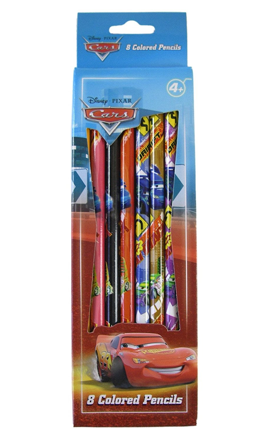 Disney Pixar Cars 8pc Cars Color Pencil Set - Cars Colored Pencils Pack ...