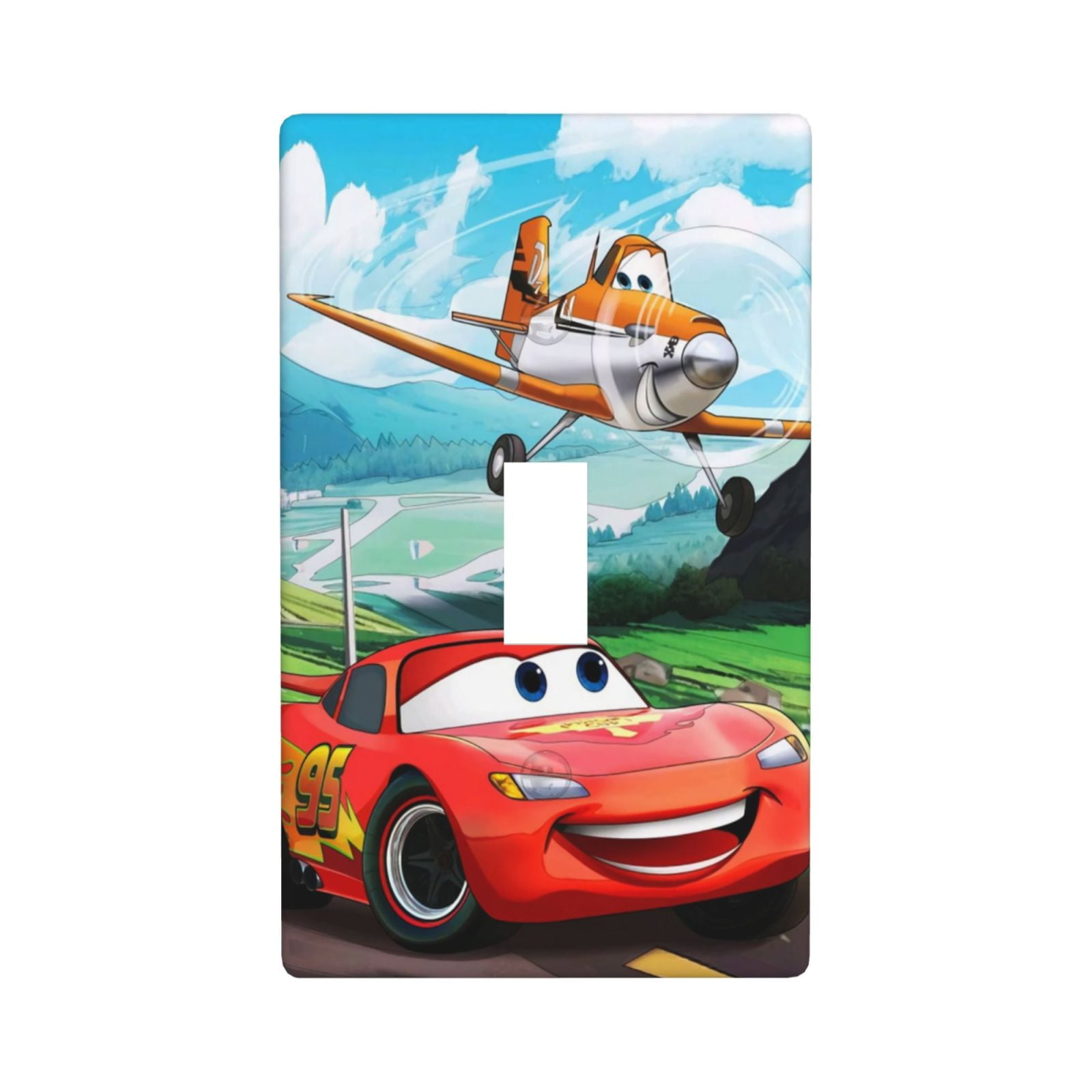 Disney Pixar Cars Anime Light Switch Cover Plates, Single Lever Wall ...