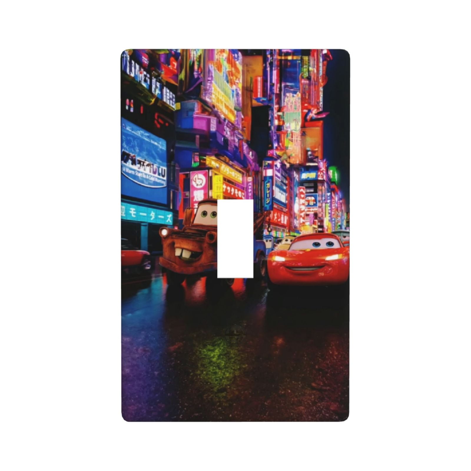 Disney Pixar Cars Anime Light Switch Cover Plates, Single Lever Wall ...