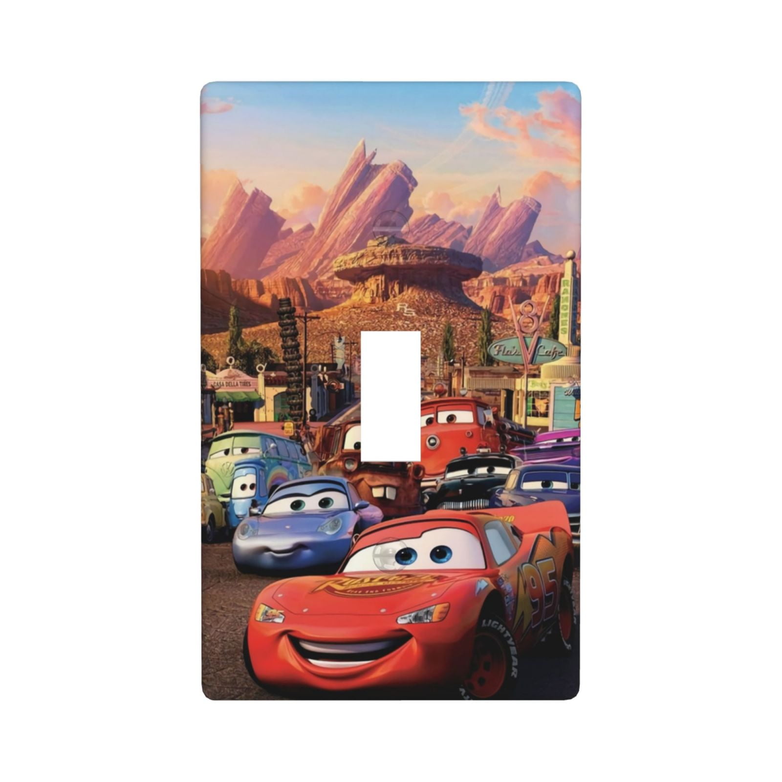 Disney Pixar Cars Anime Light Switch Cover Plates, Single Lever Wall ...