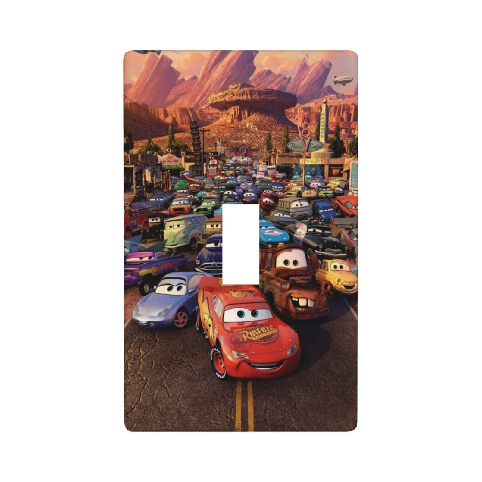 Disney Pixar Cars Anime Light Switch Cover Plates, Single Lever Wall ...