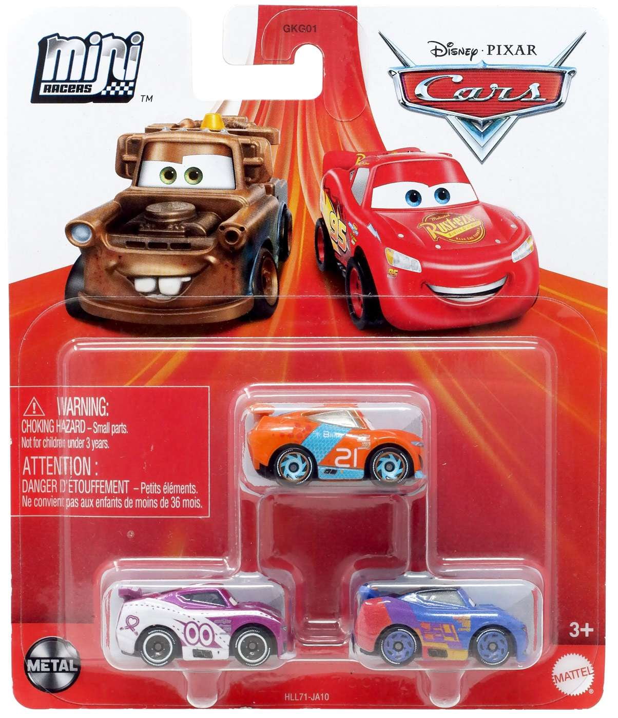 Disney / Pixar Cars Die Cast Metal Mini Racers Ryan Inside Laney, Barry ...