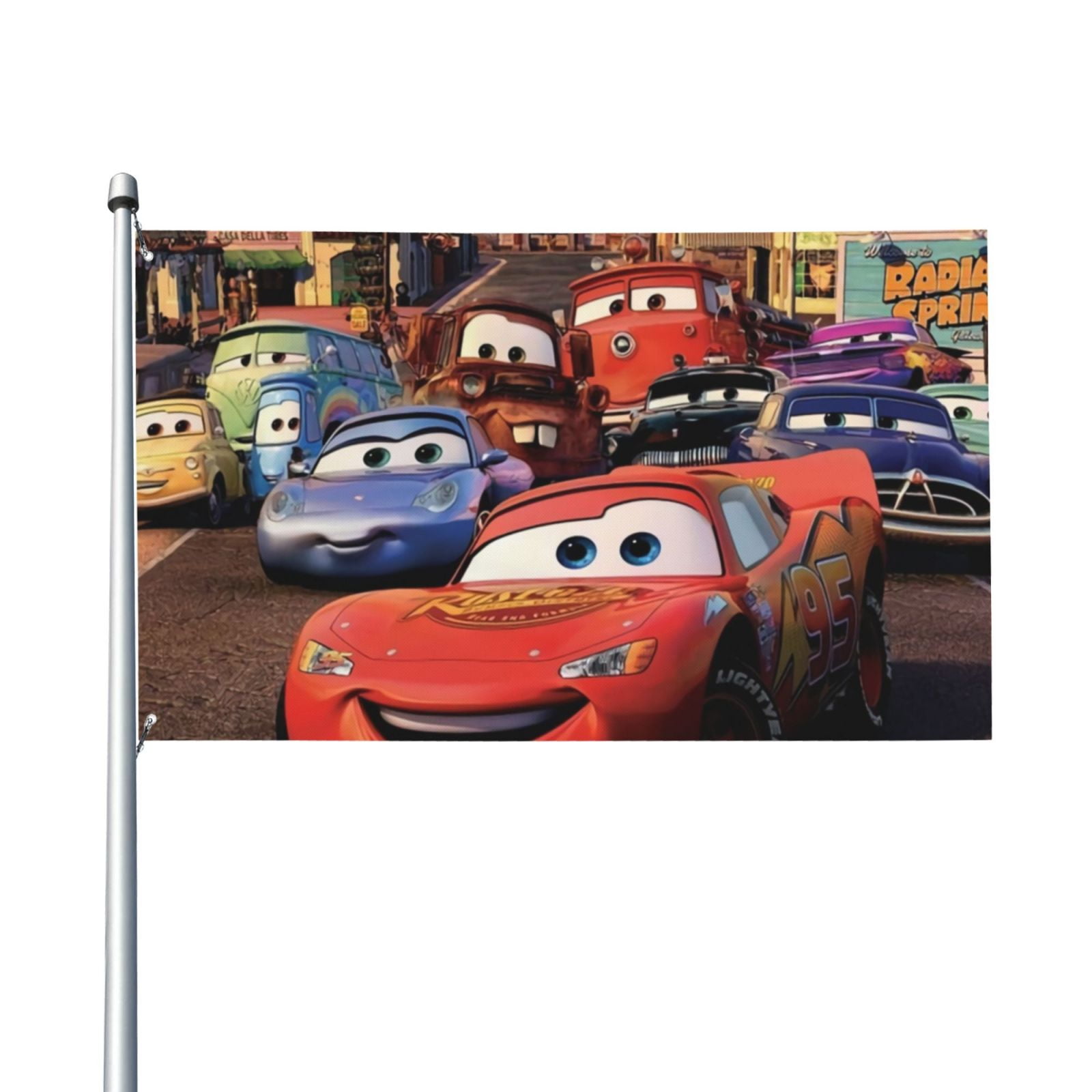 Disney Pixar Cars Garden Flag 3x5 Feet Indoor Decoration Flag Outdoor ...
