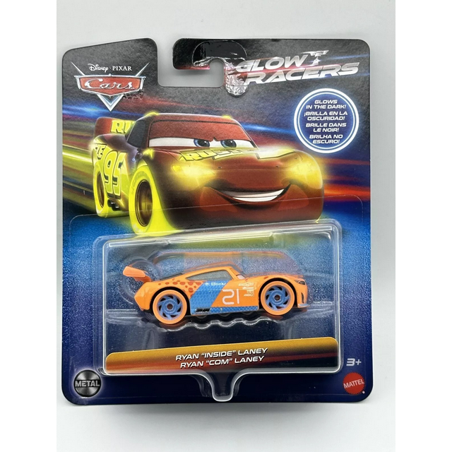 Disney Pixar Cars Glow Racers Ryan "Inside" Laney - Walmart.com