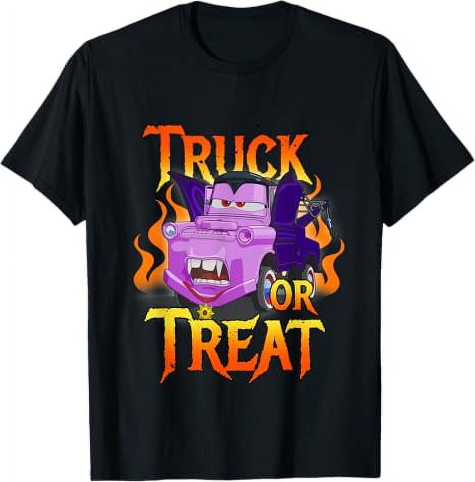 Disney Pixar Cars Halloween Vampire Truck Or Treat T-Shirt - Walmart.com
