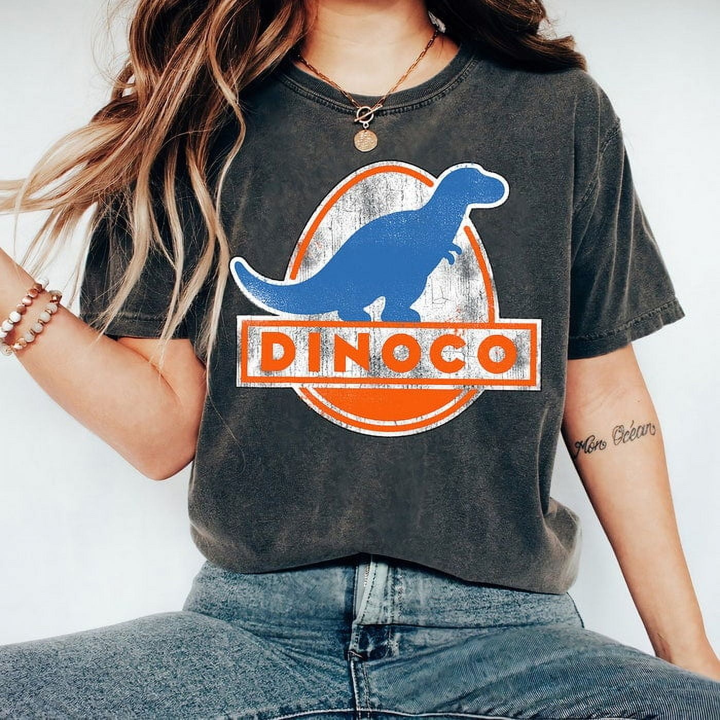 Disney Pixar Cars Iconic DINOCO Dinosaur Logo T-Shirt, Star Wars ...