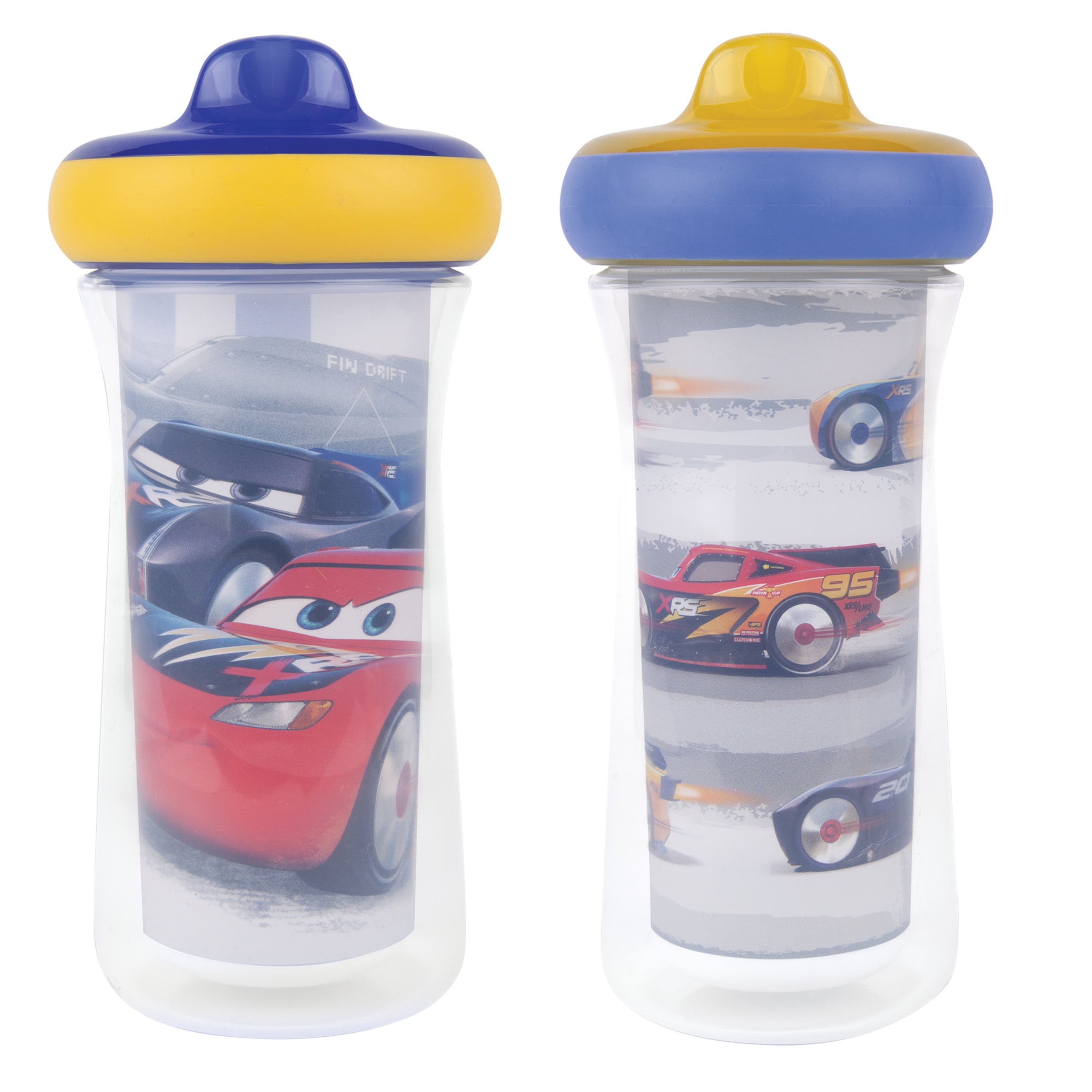 Disney/Pixar Cars Insulated Sippy Cup 9 Oz - 2pk - Walmart.com