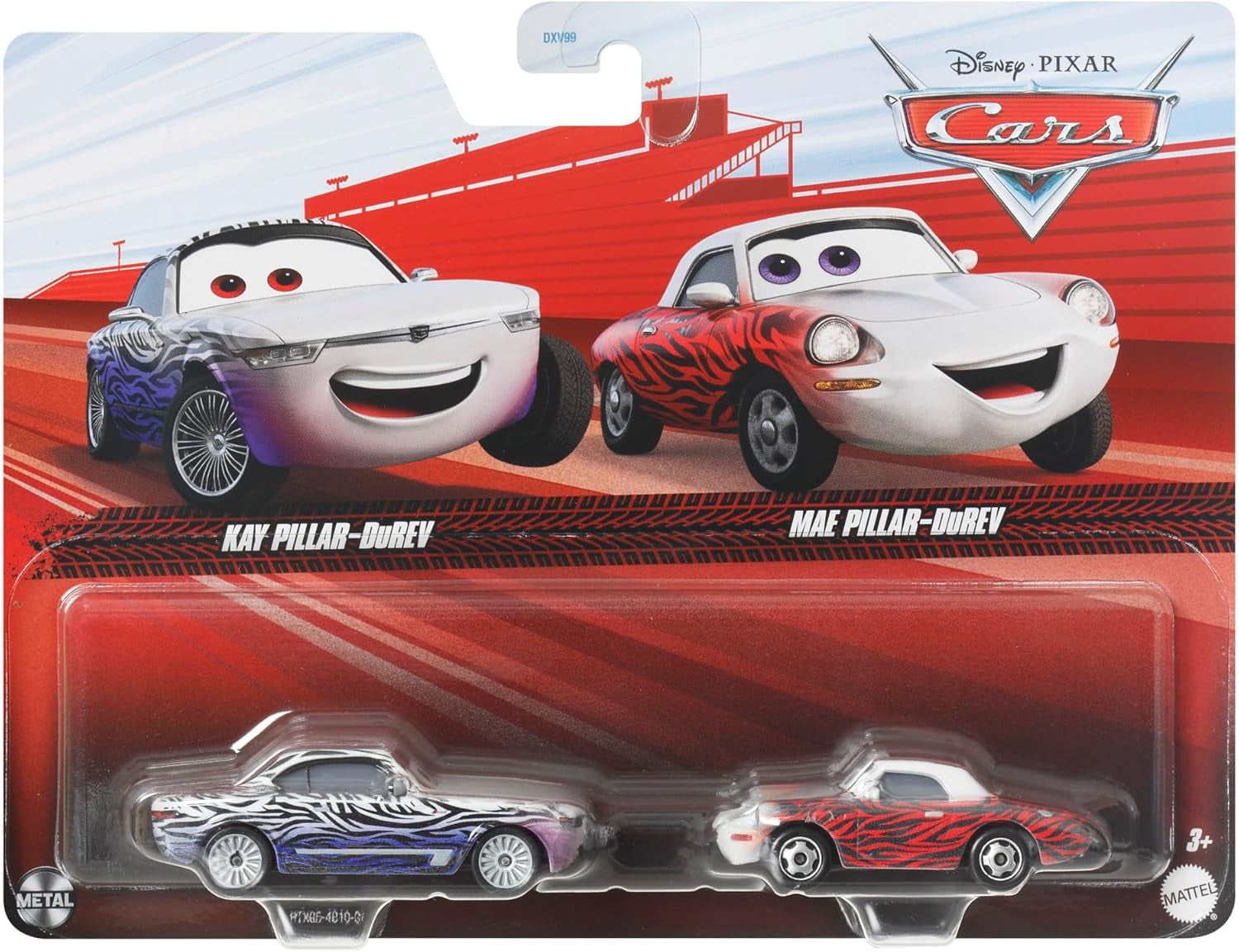 Disney Pixar Cars Kay Pillar-DuRev and Mae Pillar-DuRev Diecast 2 Pack ...