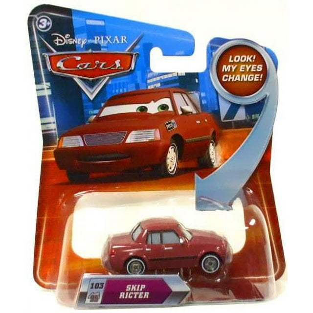 Disney Pixar Cars Lenticular Eyes Series 2 Skip Ricter Die Cast Toy Car ...