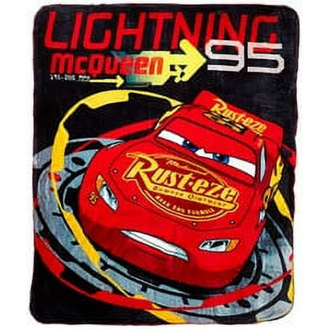 Disney/Pixar Cars "Lightning McQueen" Double Sided Cloud Throw ...