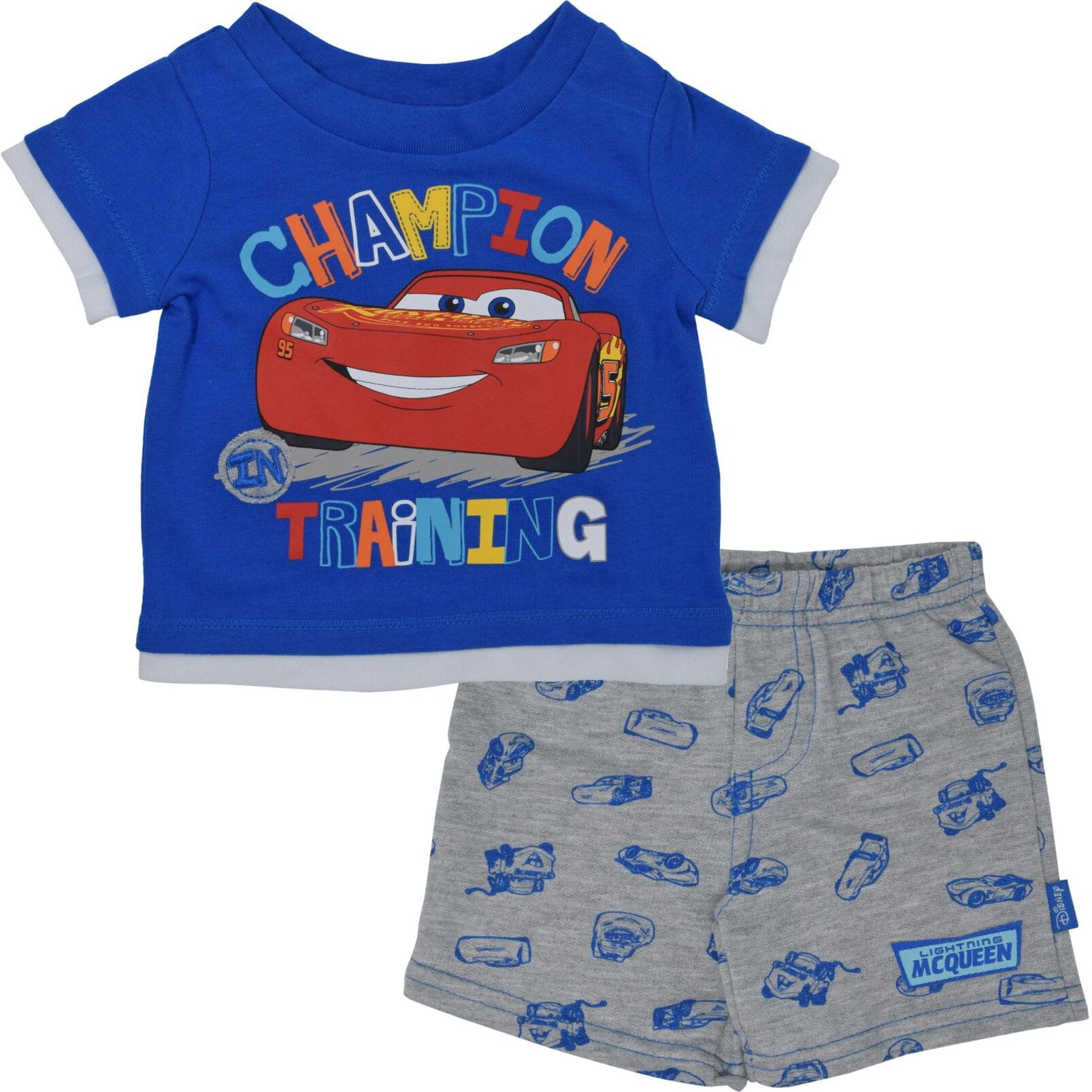 Disney Pixar Cars Lightning McQueen Infant Baby Boys Graphic T-Shirt ...