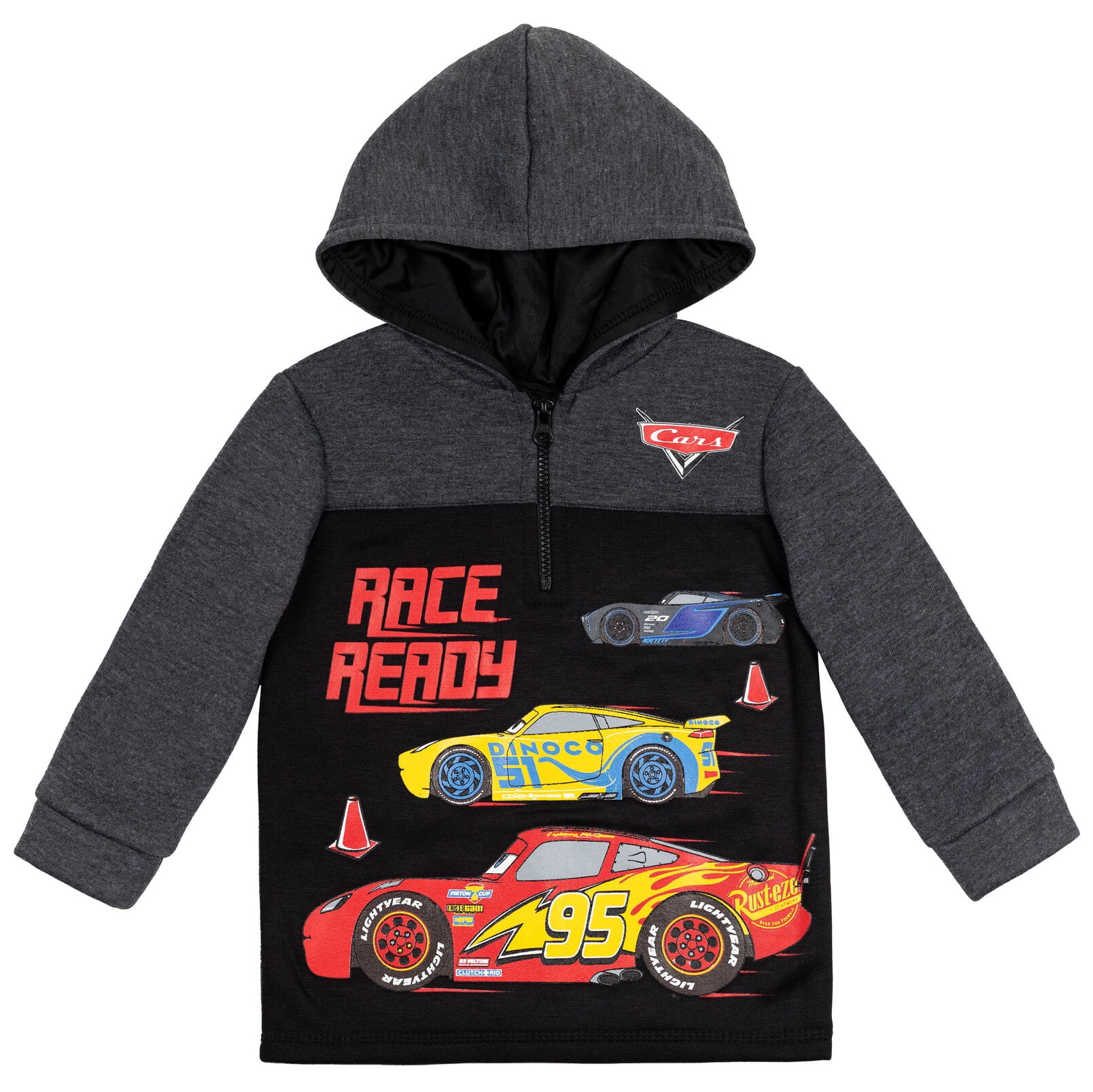 Disney Pixar Cars Movie Apparel: Lightning McQueen Boys Fleece Pullover ...