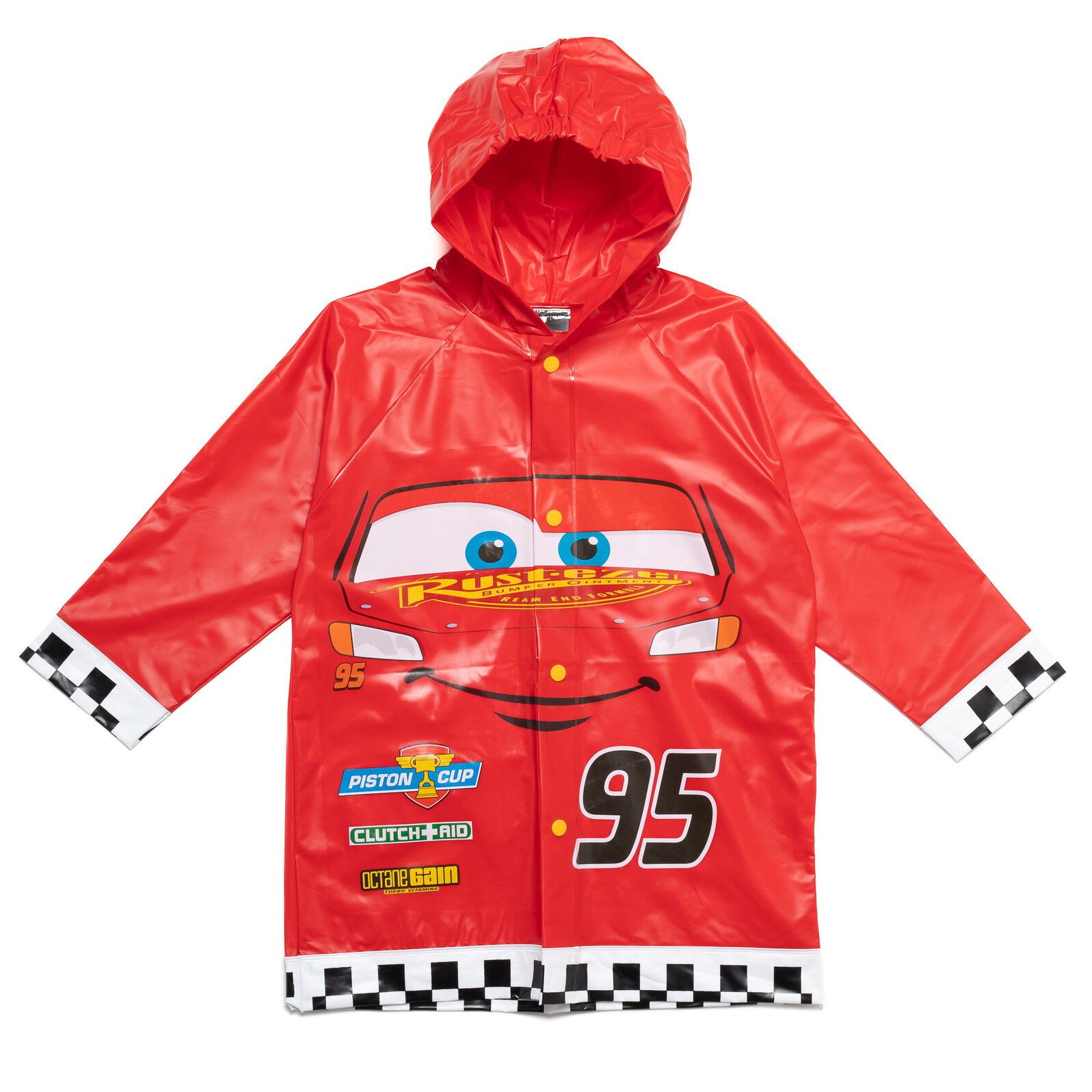 Disney Pixar Cars Lightning McQueen Toddler Boys Waterproof Rain Jacket ...