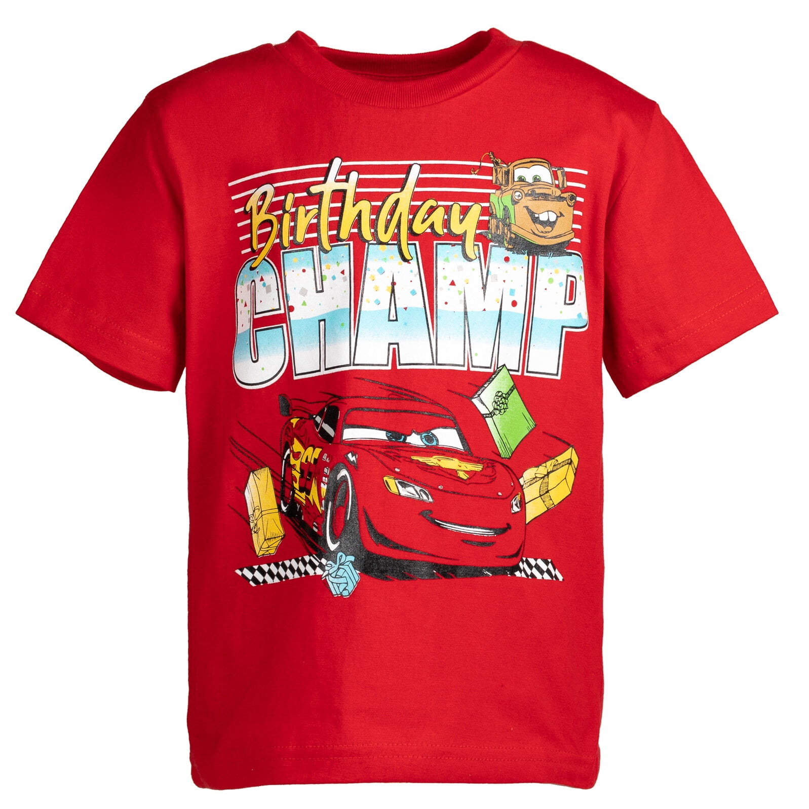 Disney Pixar Cars Lightning McQueen Tow Mater Birthday Infant Baby Boys ...