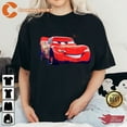 Disney Pixar Cars Lightning Mcqueen Paint Cartoon T-shirt - Walmart.com