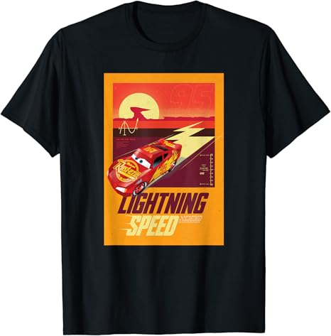 Disney Pixar Cars Lightning Speed McQueen T-Shirt - Walmart.com