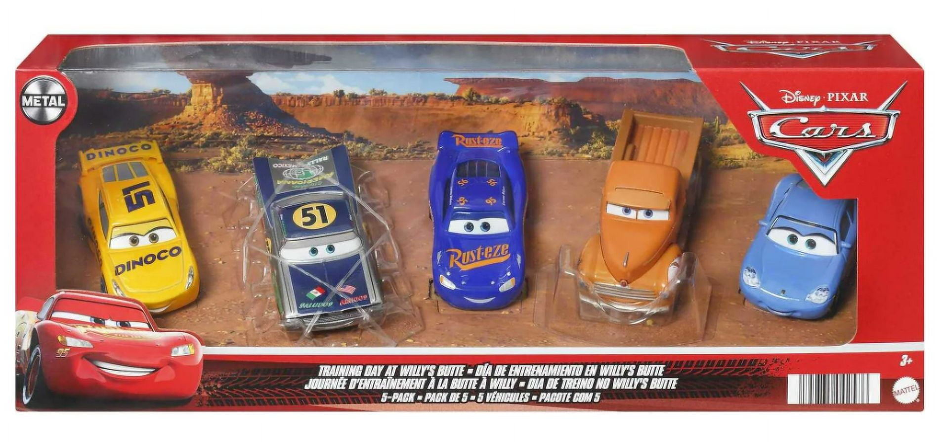 Disney Pixar Cars Lightning Training Day at WIlly's Butte Die Cast Car ...