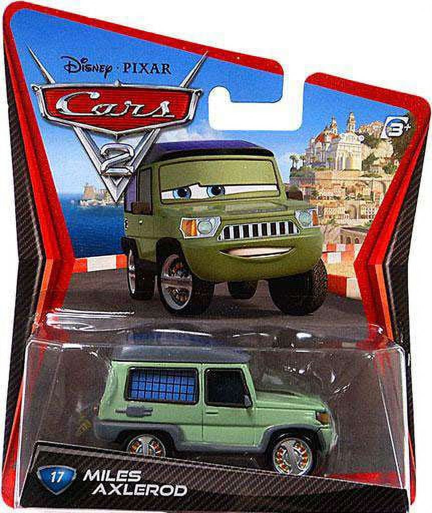 Disney Pixar Movie Cars 2 Miles Axlerod Die Cast Mattel Toy Car #17 ...