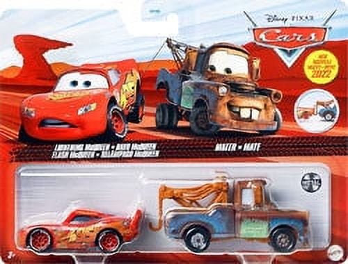 Disney Pixar Cars Mater & Lightning McQueen 2-Pack - Walmart.com