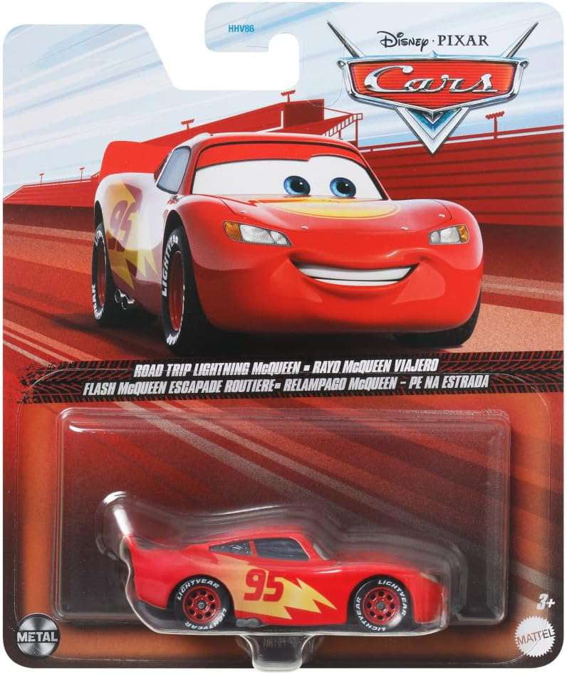 Disney / Pixar Cars Metal Road Trip Lightning McQueen Diecast Car [2025 ...