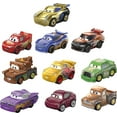 Disney Pixar Cars Mini Racers Derby Racers Series 10-Pack, Collectible ...
