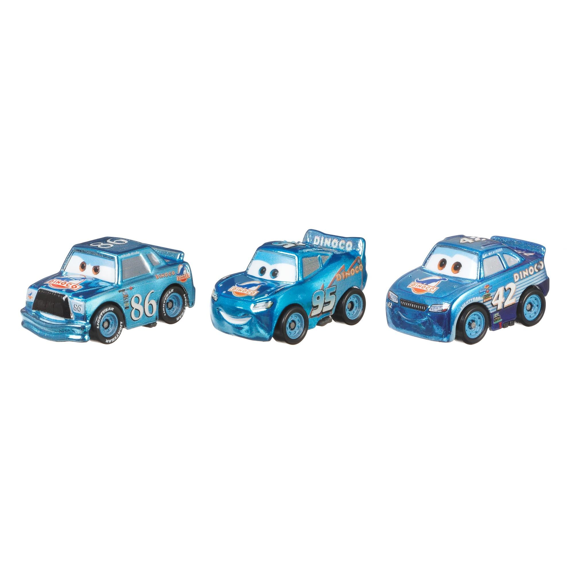 Disney Pixar Cars Mini Racers Metallic Dinoco Playset - Walmart.com