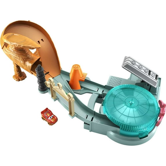 Disney Pixar Cars Mini Racers Radiator Springs Spin Out Playset with ...