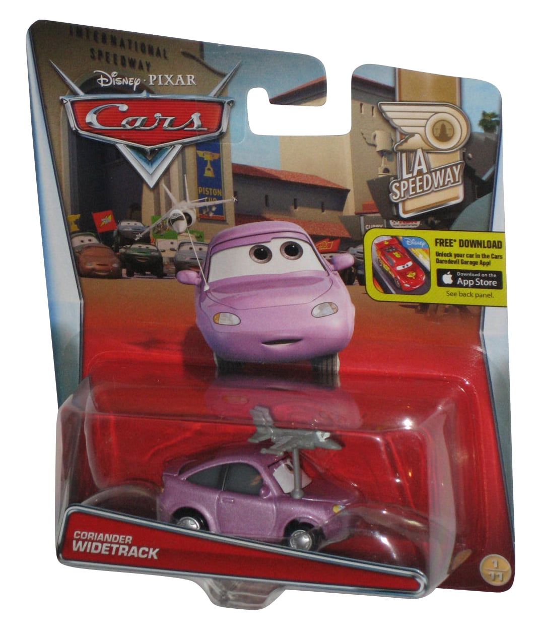 Disney Pixar Cars Movie Coriander Widetrack LA Speedway Toy Car ...