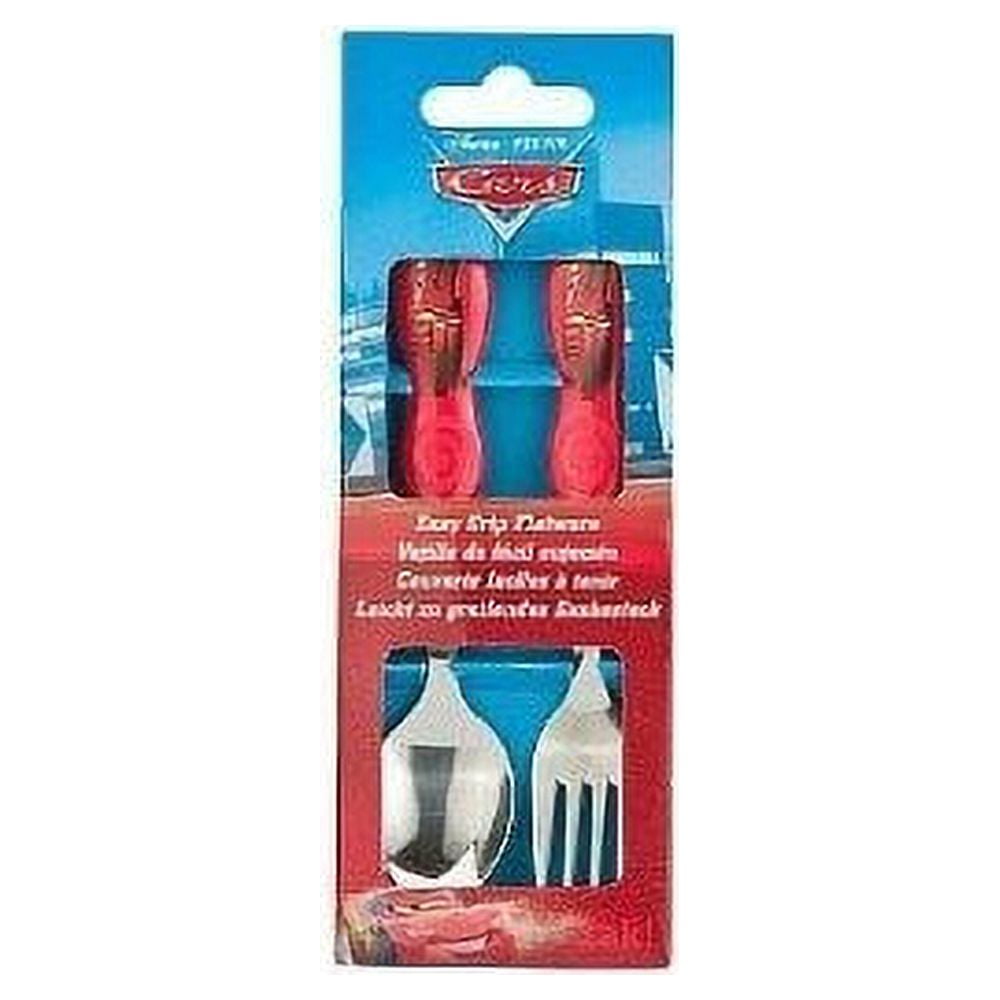 Disney Pixar Cars Children's Easy Grip Cutlery Set - Stainless Steel ...